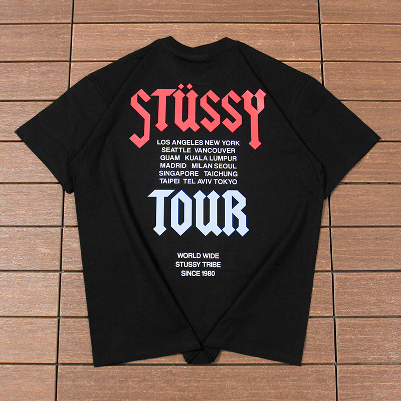 STUSSY TOUR - 100% COTTON PREMIUM QUALITY | Shopee Philippines