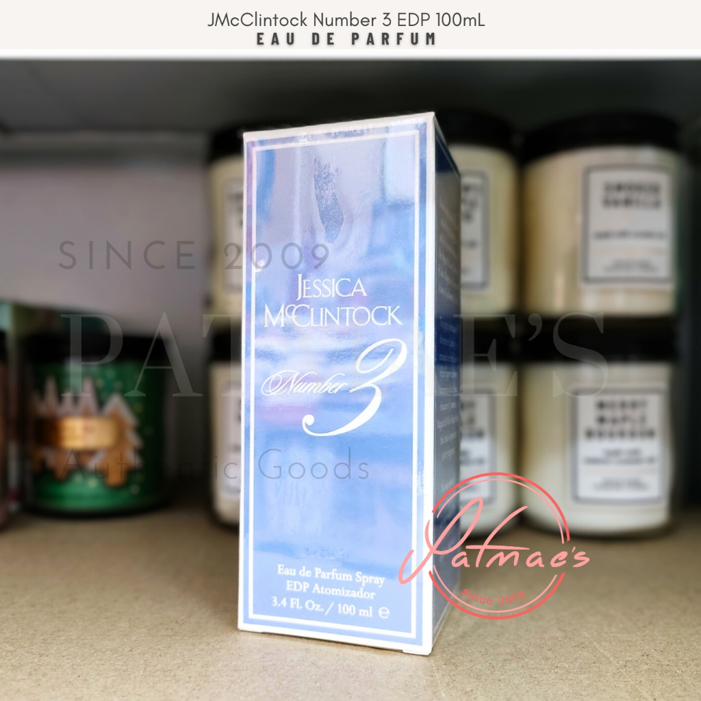 Jessica McClintock Number 3 EDP Perfume for Women 100mL | Shopee ...