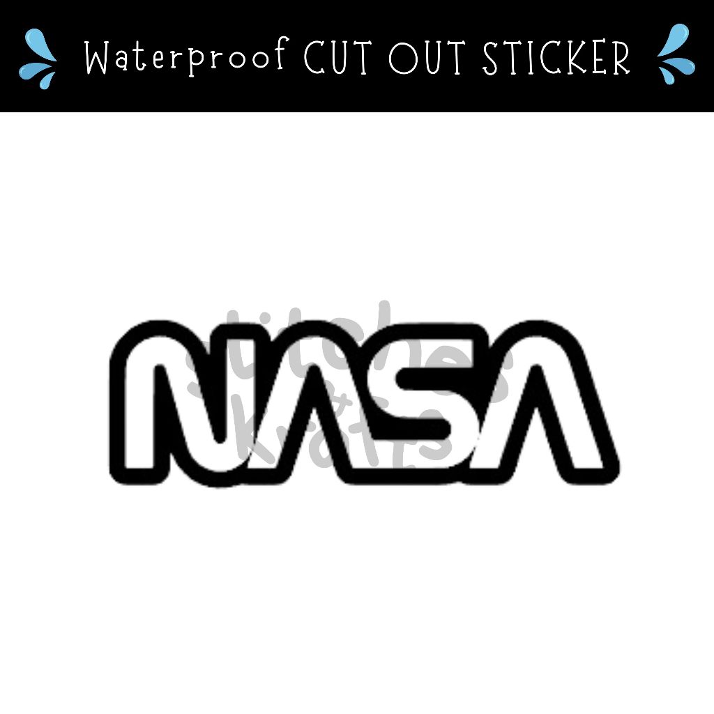 NASA sticker waterproof cut out vinyl decal | Shopee Philippines