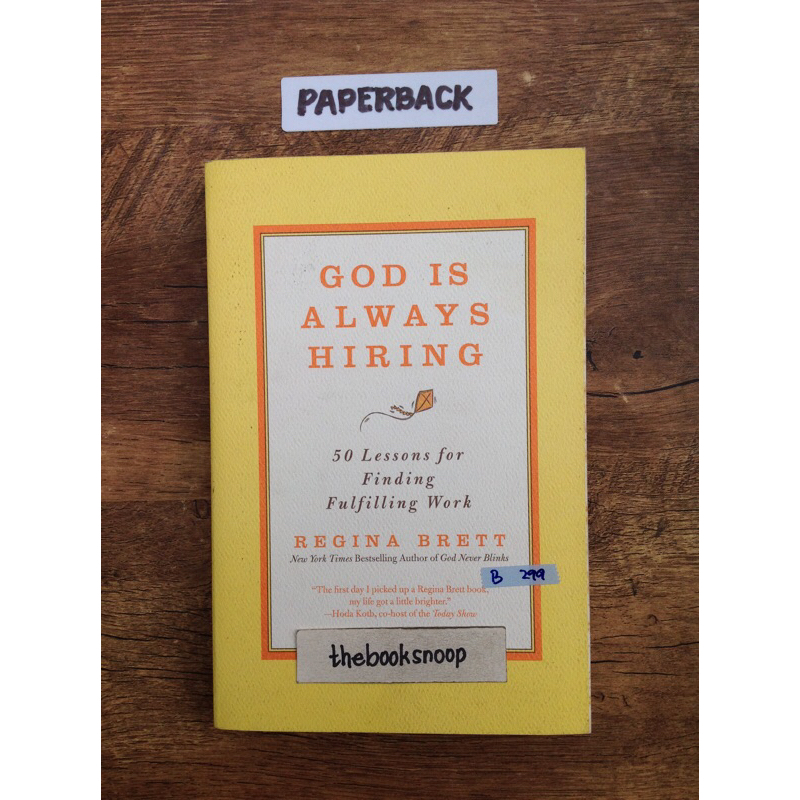 God is Always Hiring: 50 Lessons for Fulfilling Work self-help | Shopee ...