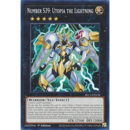 Number S39: Utopia the Lightning - BLC1-EN150 - Common 1st Edition | Shopee Philippines