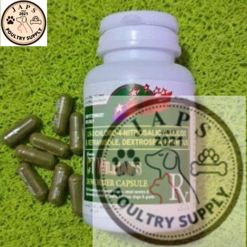 CT WILLIAMS Dewormer Capsule (sold 10pcs) | Shopee Philippines