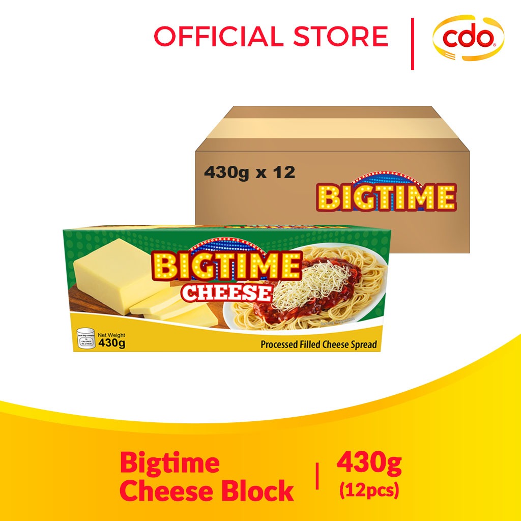CDO BIGTIME Cheese 430g x 12 | Shopee Philippines