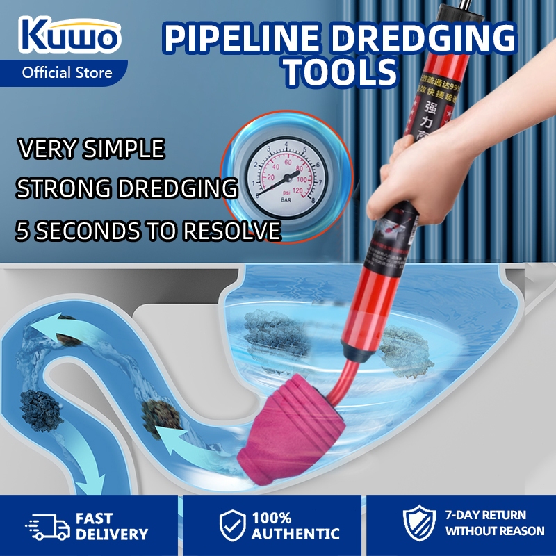 Kuwo Toilet Pipe Dredging Tool 1second Pressure Pump Cleaner 180 ...