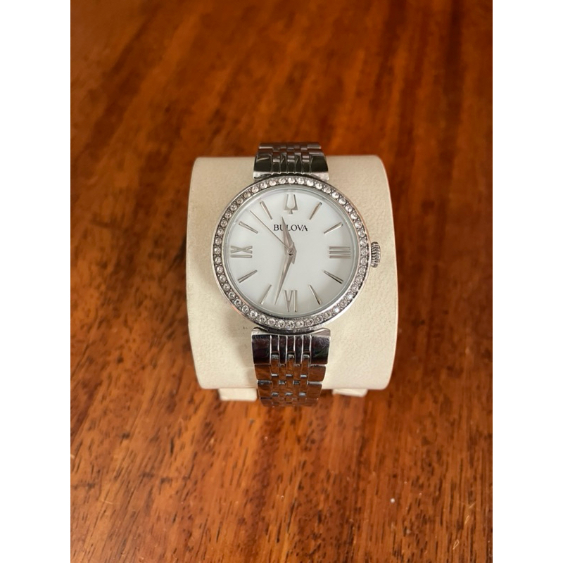 USED BULOVA 96L284 Classic Crystal Ladies Watch | Shopee Philippines