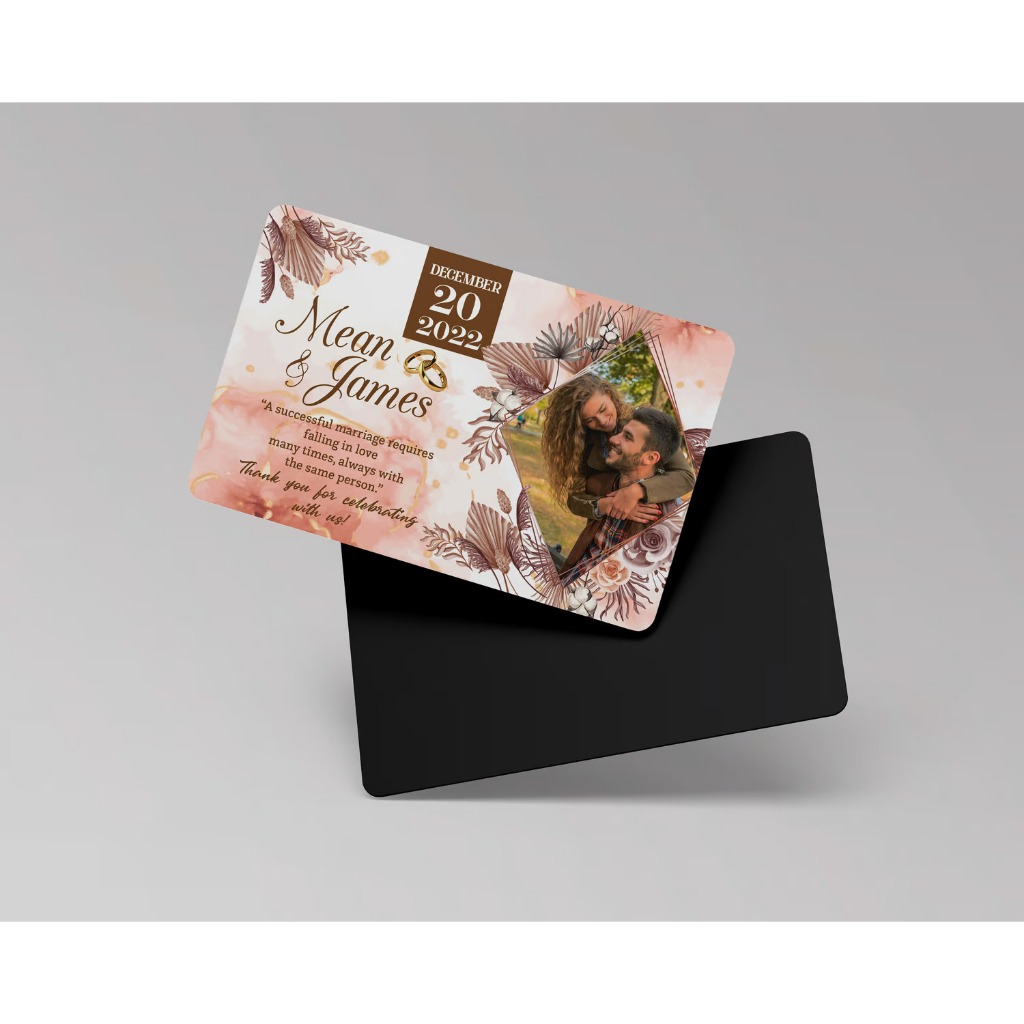 10pcs Magnetic Sheet ATM Size with Adhesive & Non- Adhesive (86mm x ...