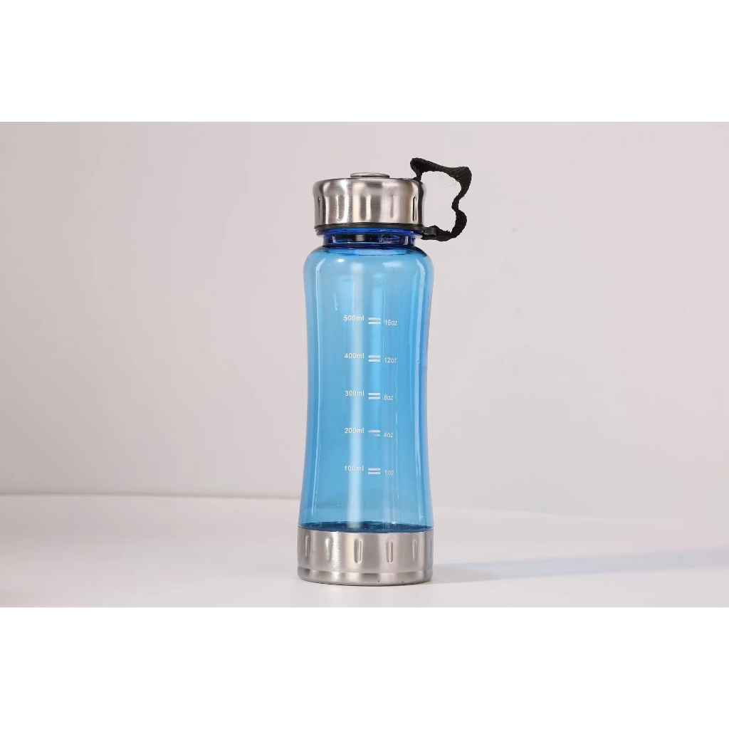 600ml Plastic Water Bottle Portable Sports Water Container Transparent ...