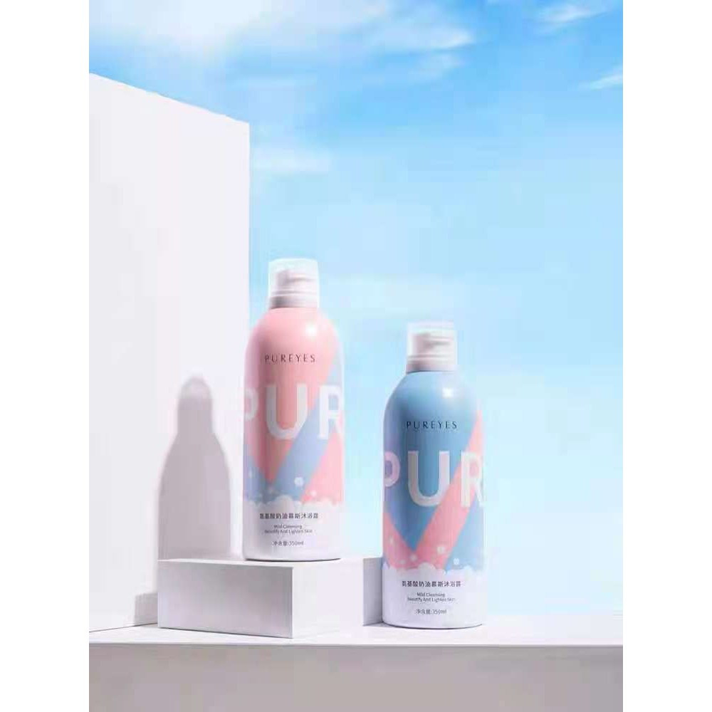 Original PUREYES Whitening Shower Gel Original Korean Whitening Bubble ...