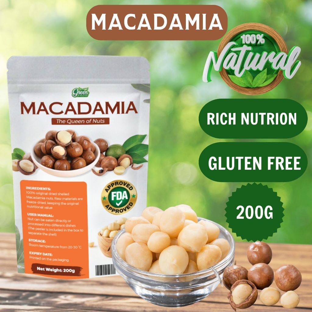 Macadamia Nuts Original Macadamia Nuts Dried Fruit Healthy Food Rich ...