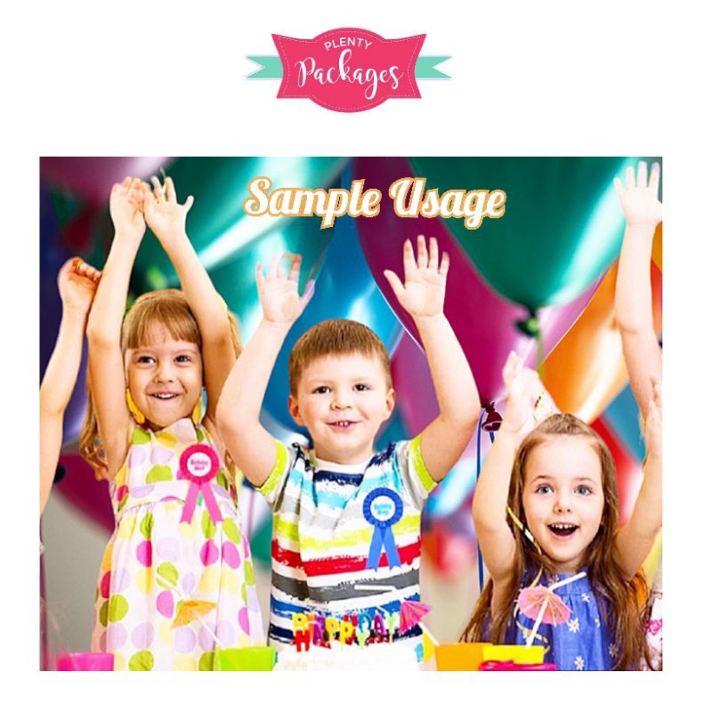 Children's Birthday Party Badge/Award Ribbon Badge (Party and Events ...