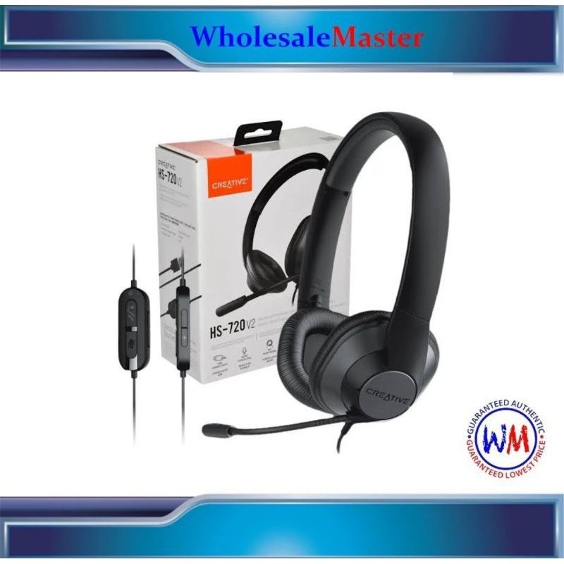 Creative HS-720 V2 USB Headset With Noise-Cancelling Mic & Inline ...