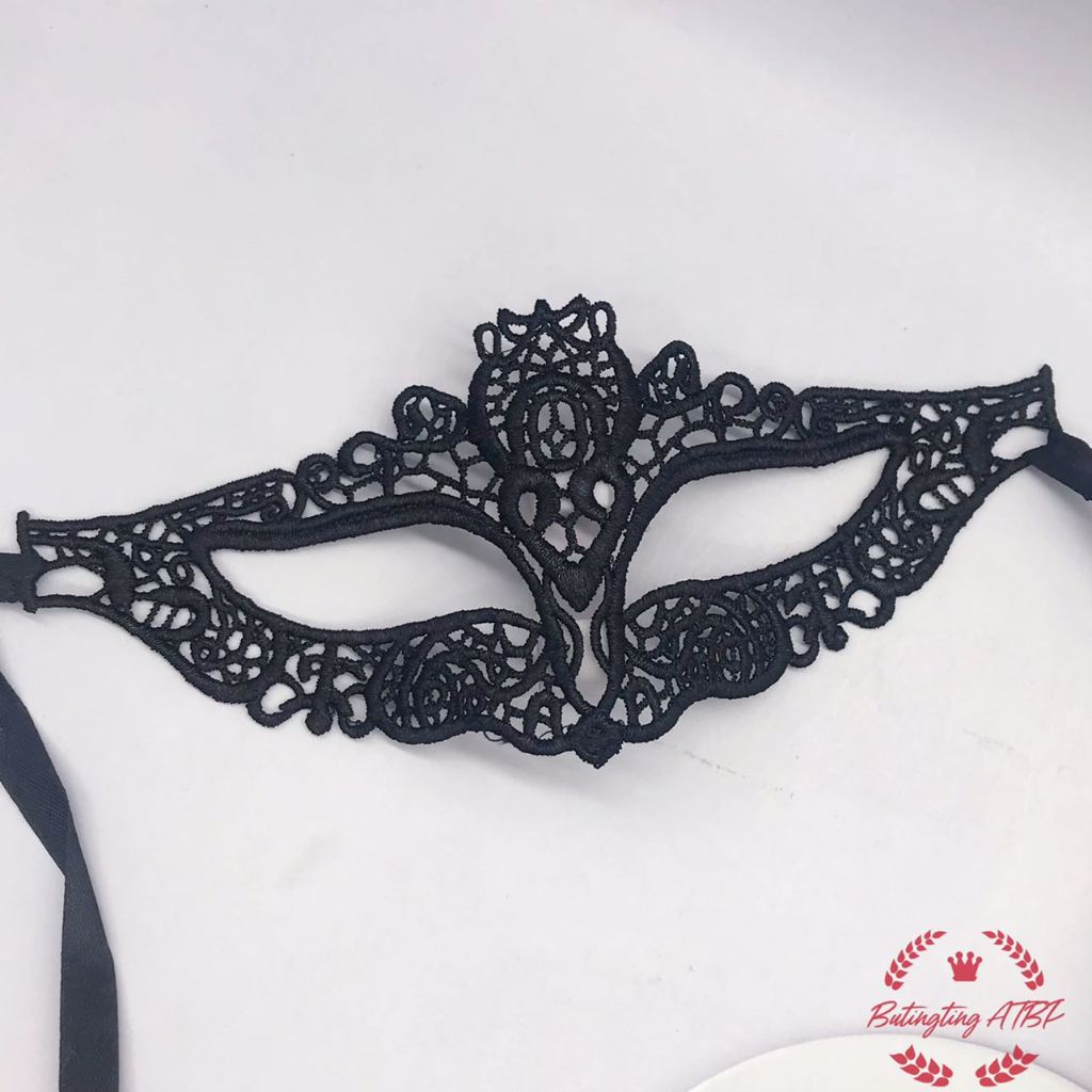 Adult Party Lace Mask Half Face Masquerade Halloween Props Black Eye ...
