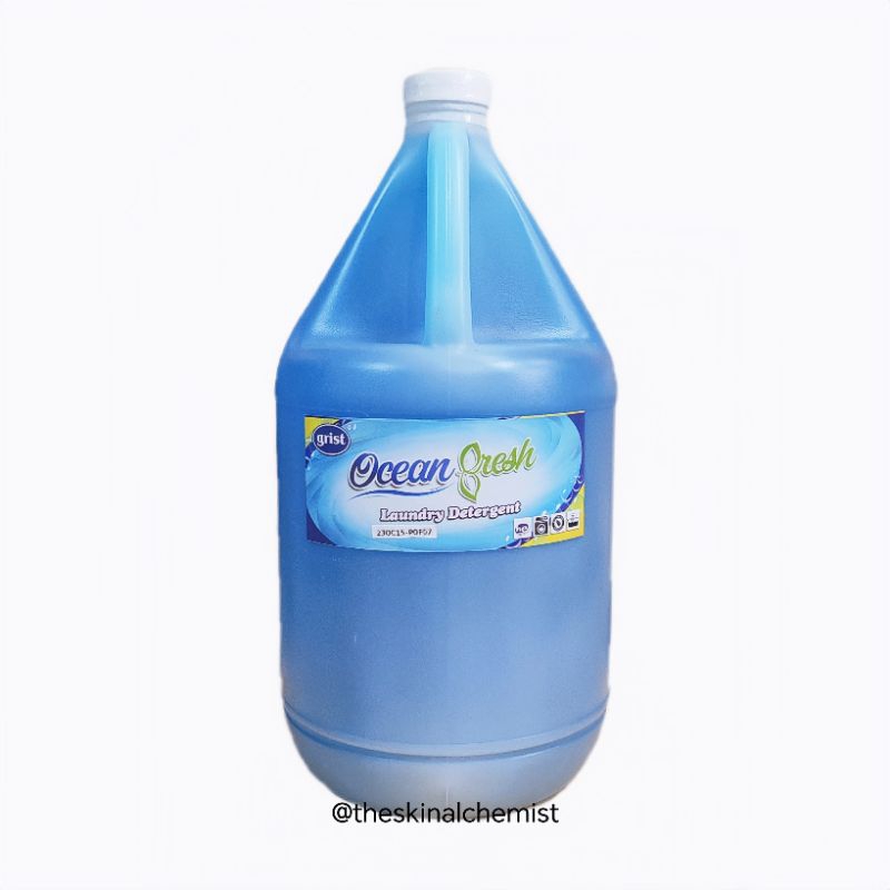 Grist Premium Ocean Fresh Liquid Laundry Detergent 1 Gallon | Shopee ...