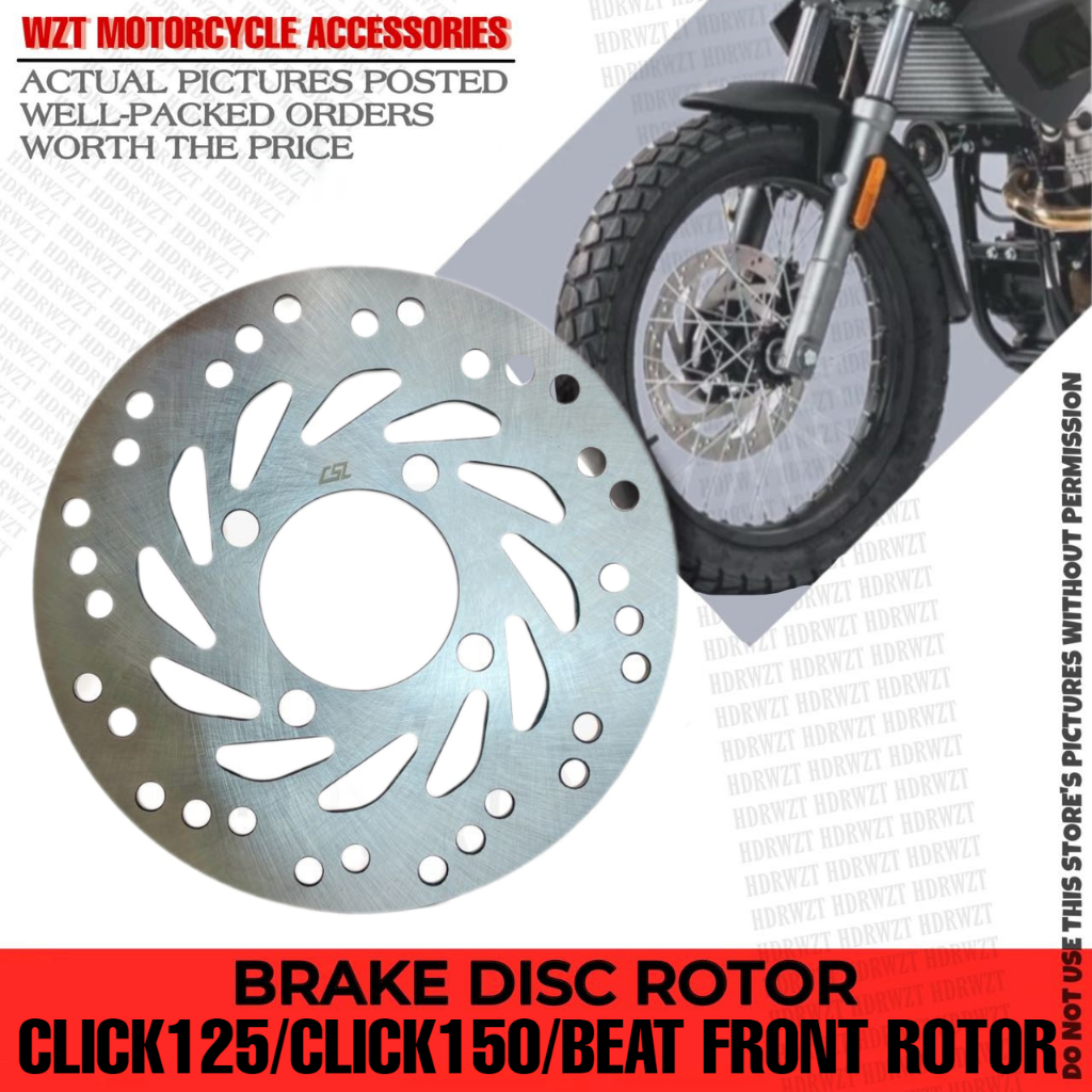 CSL Honda Click125 / 150 / Beat Front Stainless Steel Brake Rotor Disc ...