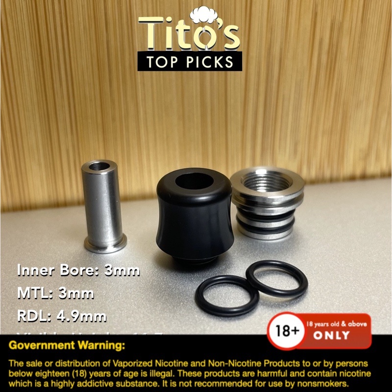 KS Mods v2 style MTL and DL Drip Tip - 510 size | Shopee Philippines