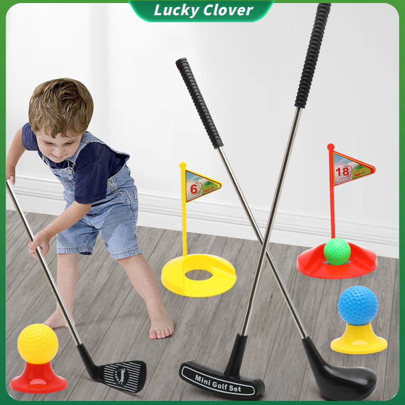 Kid's Toy Golf Clubs Set Golf Toy Set Mini Outdoor Indoor Small Golf ...