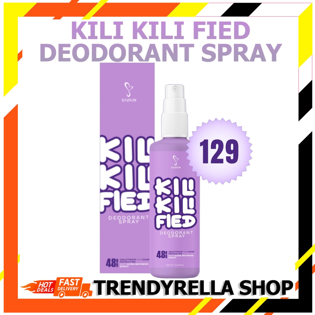 KILIKILI FIED DEODORANT SPRAY | 48 HOURS SWEATPROOF AND ODOR PROTECTOR ...
