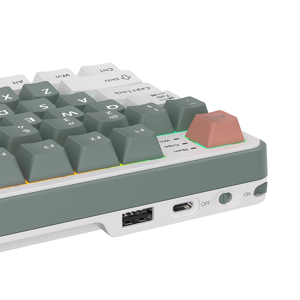 RK Royal Kludge S98 96% Hot-Swappable RGB Wireless Mechanical Keyboard ...