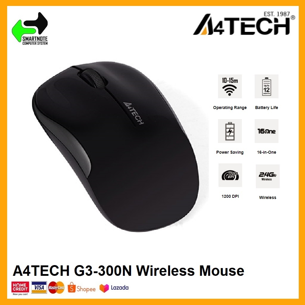 A4TECH G3-300N Wireless Mouse | Shopee Philippines