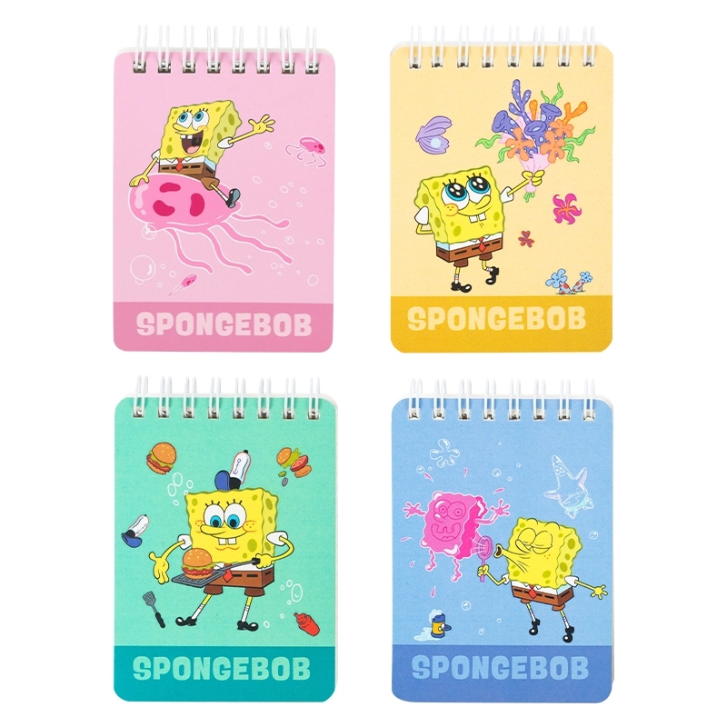 Deli LA7100 Spongebob Spiral Notebook A7 100 Sheets | Shopee Philippines