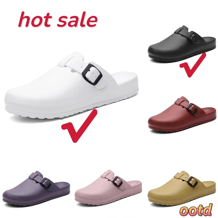 2025 Hospital Laboratory Baotou Slippers Wear Waterproof And Non-Slip ...