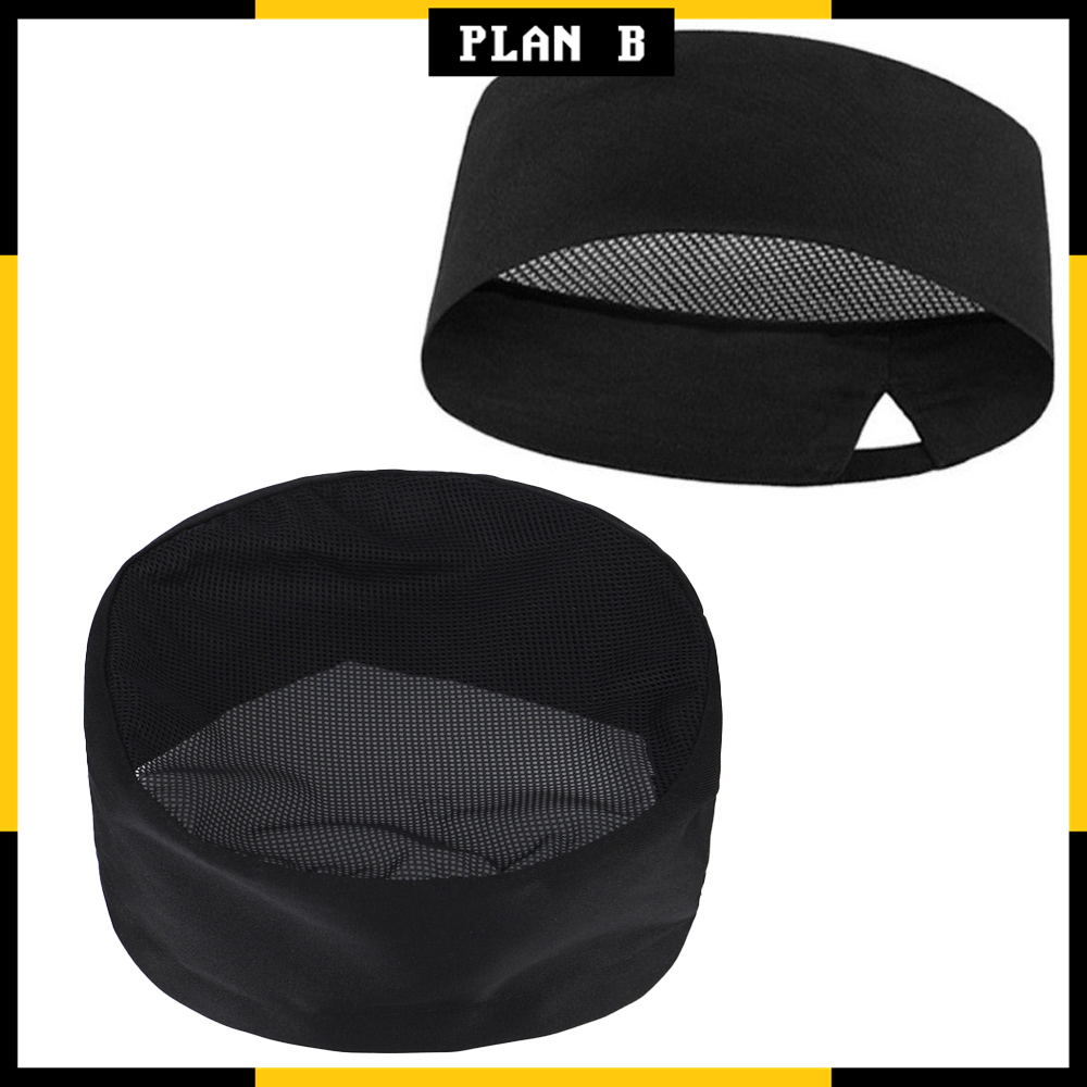 Breathable Chef Hat Japanese-Style WIth Mesh Flat Top Sushi Caps ...