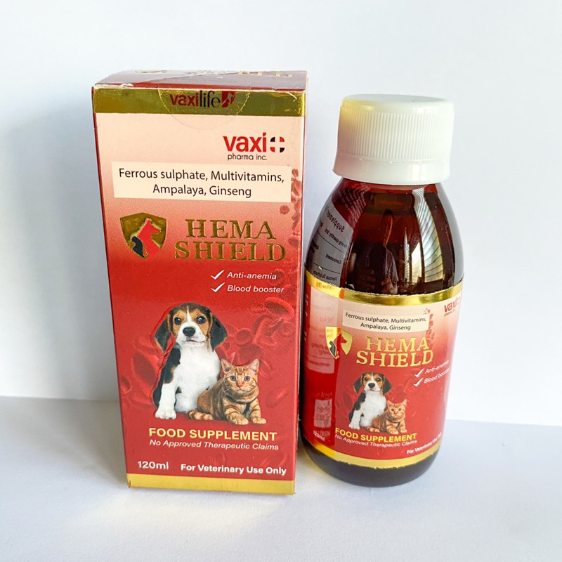 Hema Shield Anti-Anemia Food Supplement for Pets 120ml | Shopee Philippines