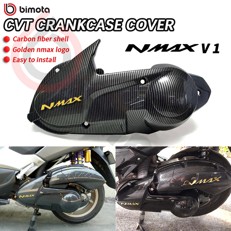 NMAX V1 CVT Crankcase Cover Air Filter Carbon Made In Thailand | Shopee ...