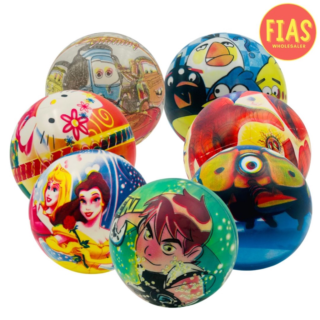 4 pcs Character Beach Balls Assorted Design B71 | Shopee Philippines