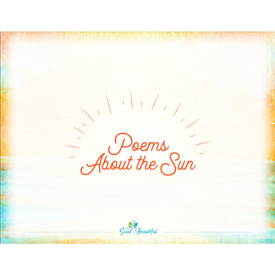 LLH Charlotte Mason 15 Poems About the Sun Laminated | Shopee Philippines