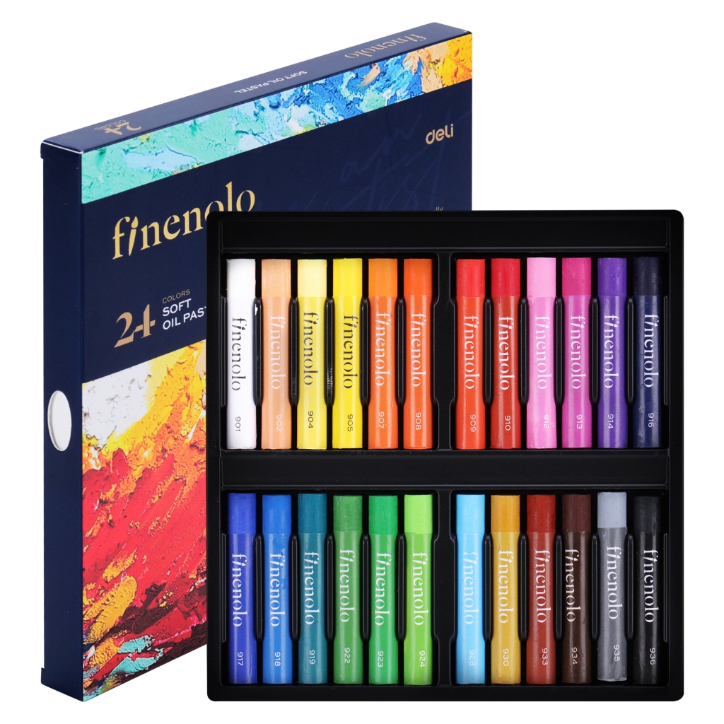 Deli C212-24 Finenolo Oil Pastel 24 Colors | Shopee Philippines