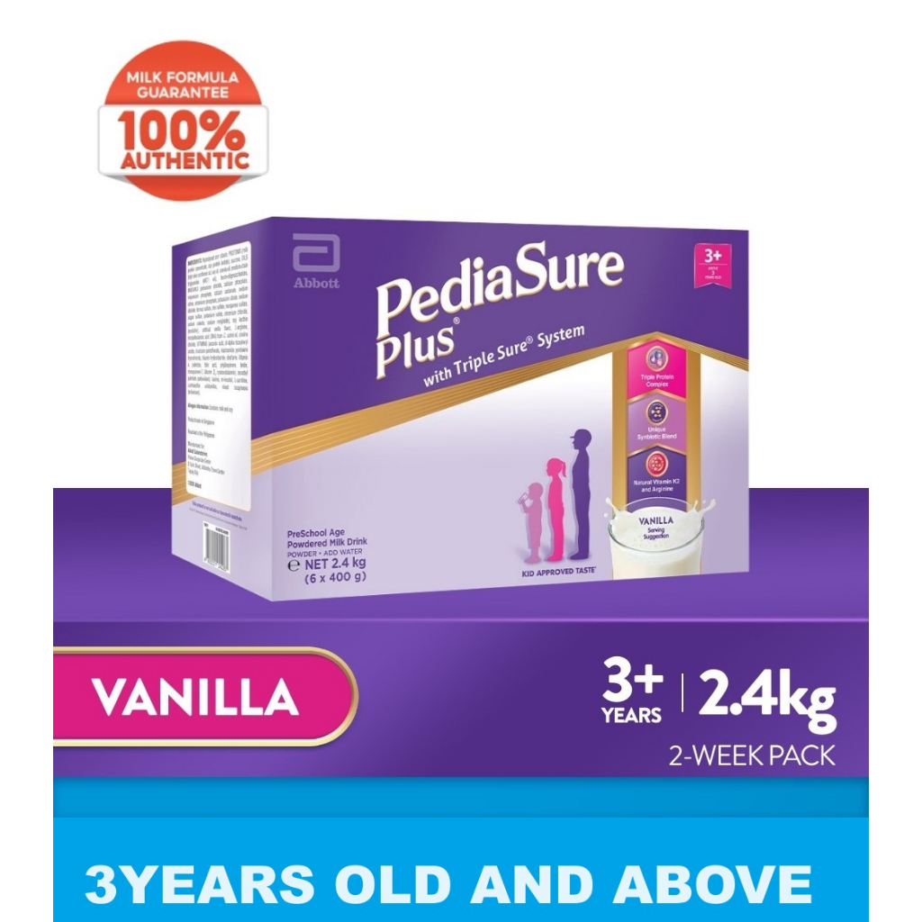 PediaSure Plus Vanilla Above 3 Years Old 2.4kg Expiry 2025 | Shopee ...