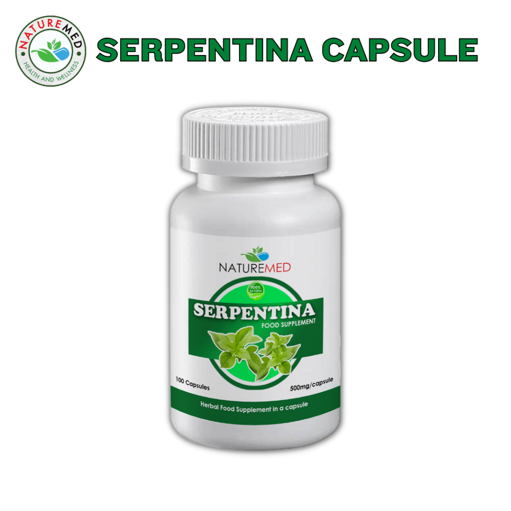 NatureMed SERPENTINA Capsule | 100 Capsules/Bottle | Shopee Philippines