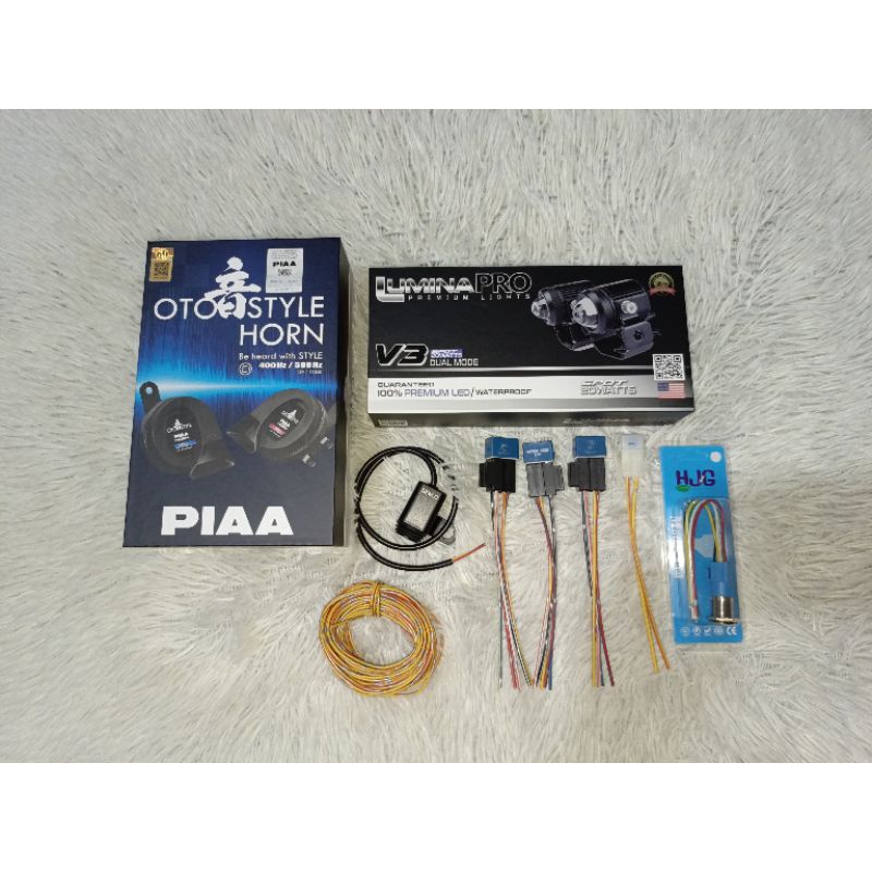 1 SET LUMINA PRO V3 MINI DRIVING LIGHT WITH PIAA HORN ORIGINAL | Shopee ...
