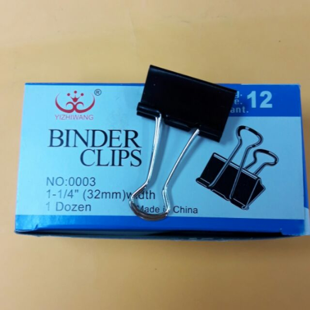12pc Binder clips / 1box 12pcs | Shopee Philippines