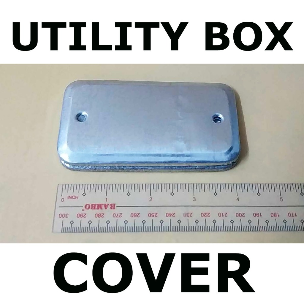 GI UTILITY BOX COVER GALVANIZED IRON RECTANGLE === COVER | Shopee ...