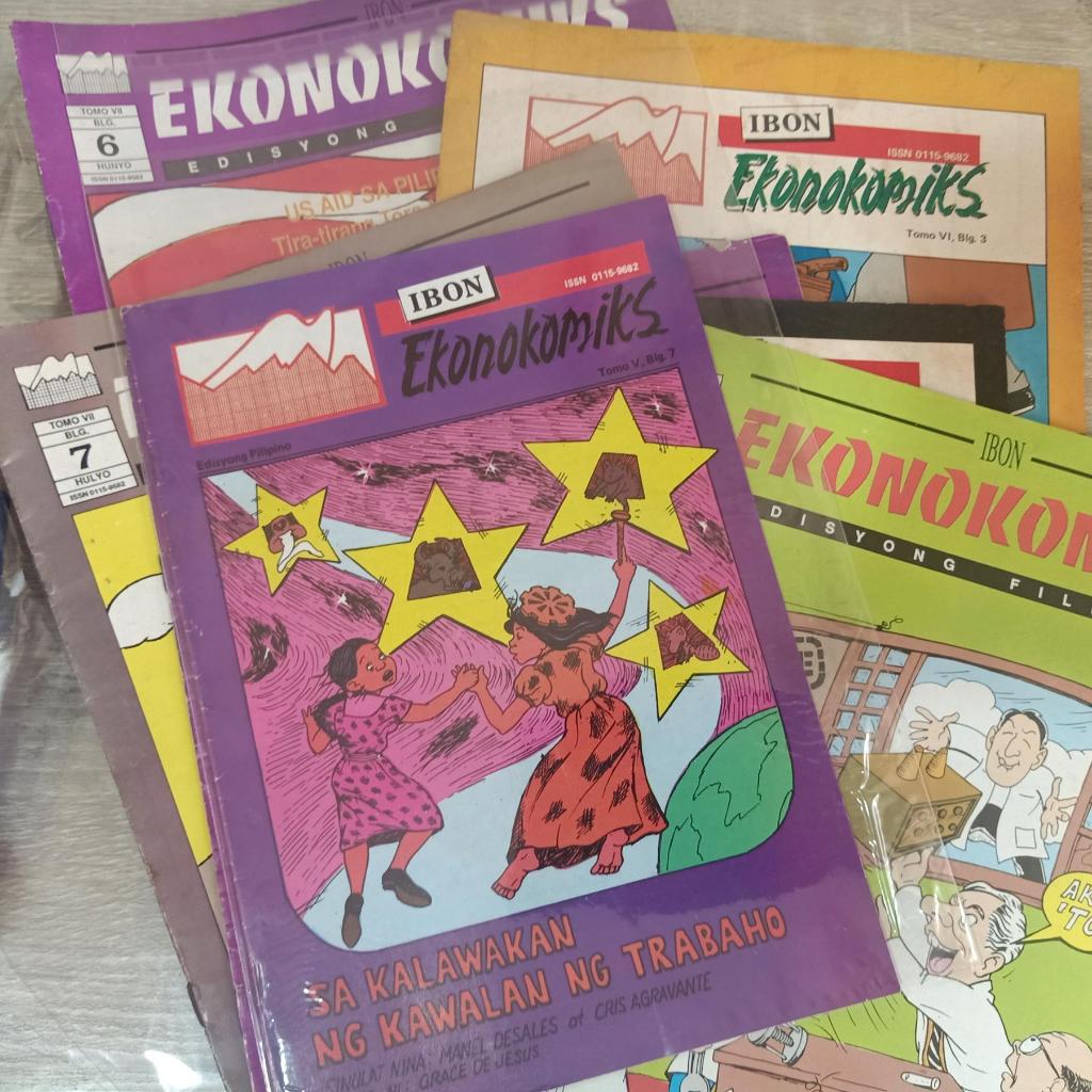 Lot of 6 magazines/komiks - Ibon Econokomiks from the 1990s | Shopee ...