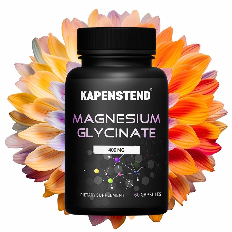 Magnesium Glycinate 400 mg - Supports sleep, supports muscles and bones ...