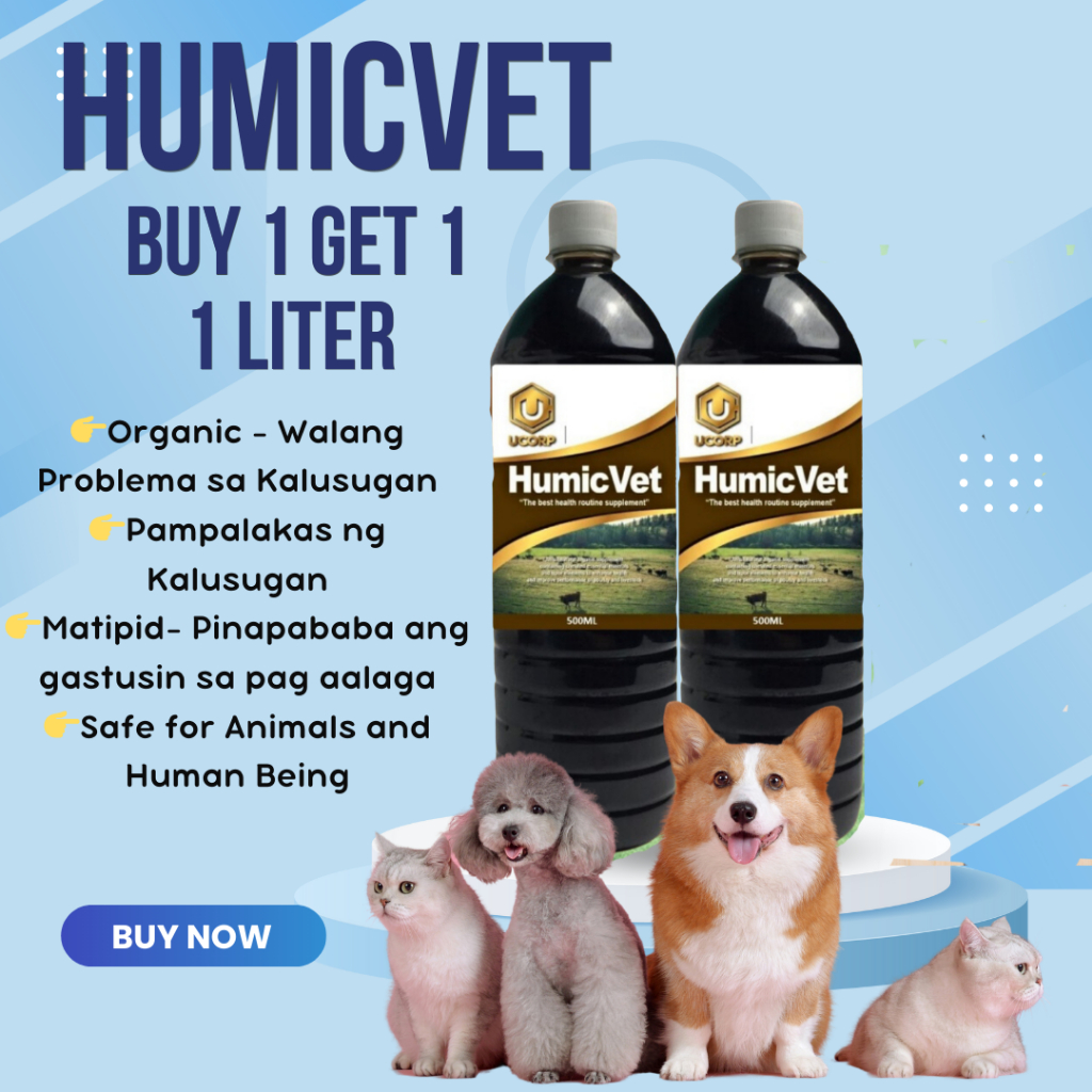 Humicvet 1 Liter Liquid Supplement for All Pets & Animals Appetite ...