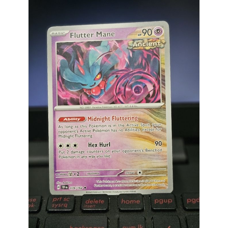 Flutter Mane - 078/162 - non holo rare theme deck | Shopee Philippines