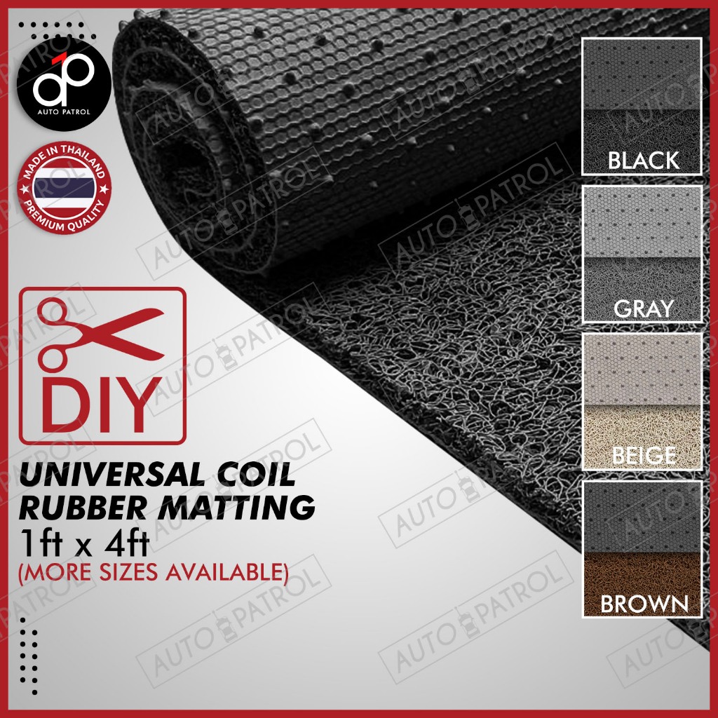 Soft Rubber Matting Loop Spaghetti Matting 1ft×4ft(PER ORDER) custom ...