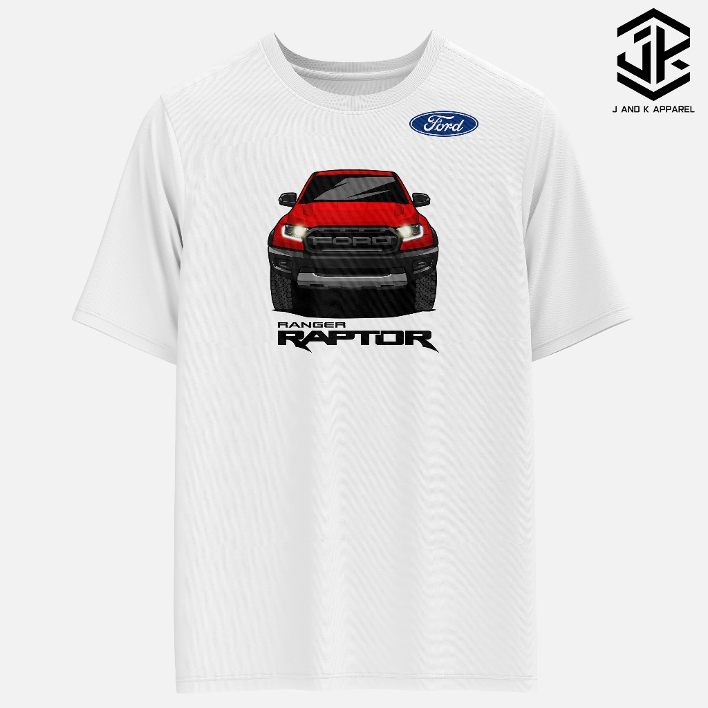 Ford Ranger Raptor Car Shirt - Red | Shopee Philippines