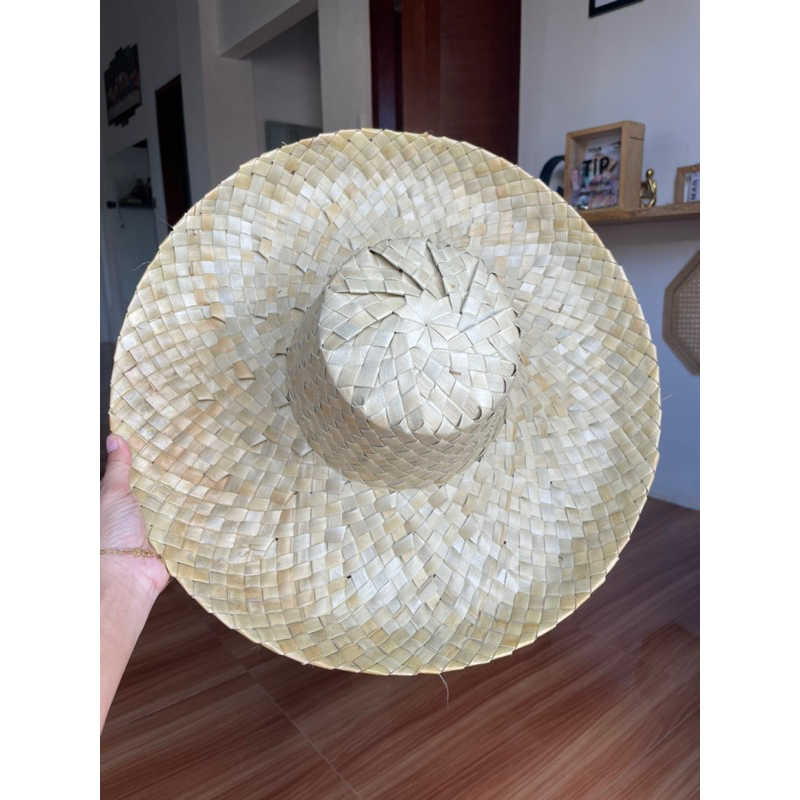 Filipino Native Buri Farmers Hat 18" | Shopee Philippines