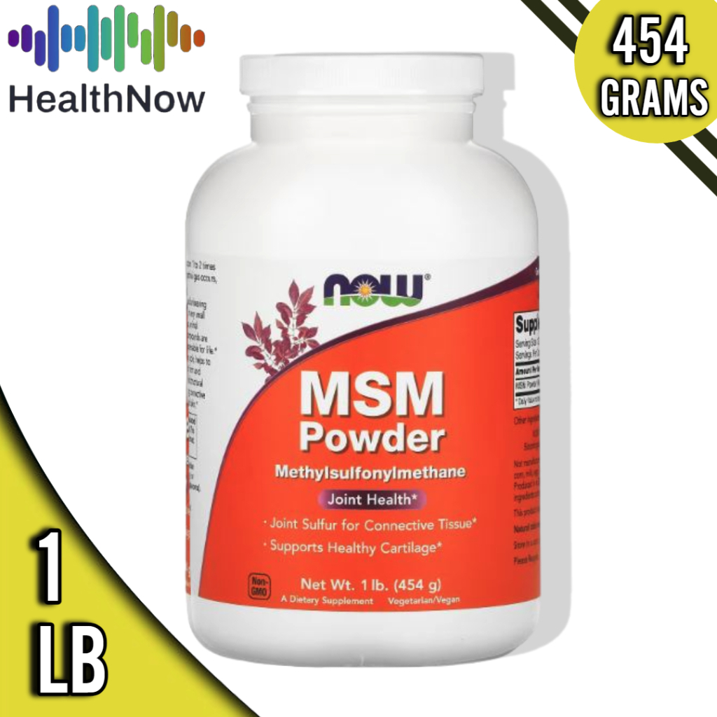 MSM Powder, Now Foods 1 lb (454 g) | Shopee Philippines