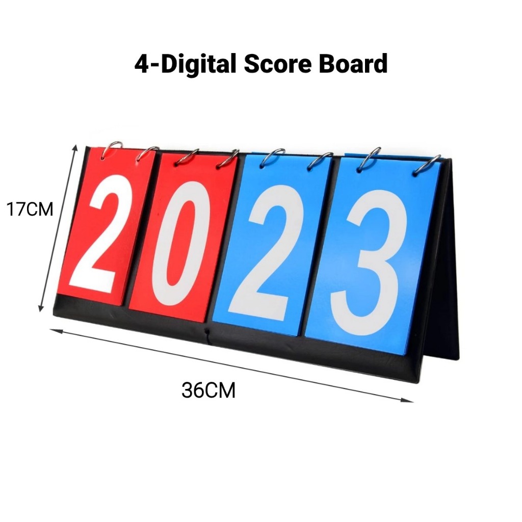 4/6 Digital Score Board Basketball Volleyball Table Tennis Scoreboard ...