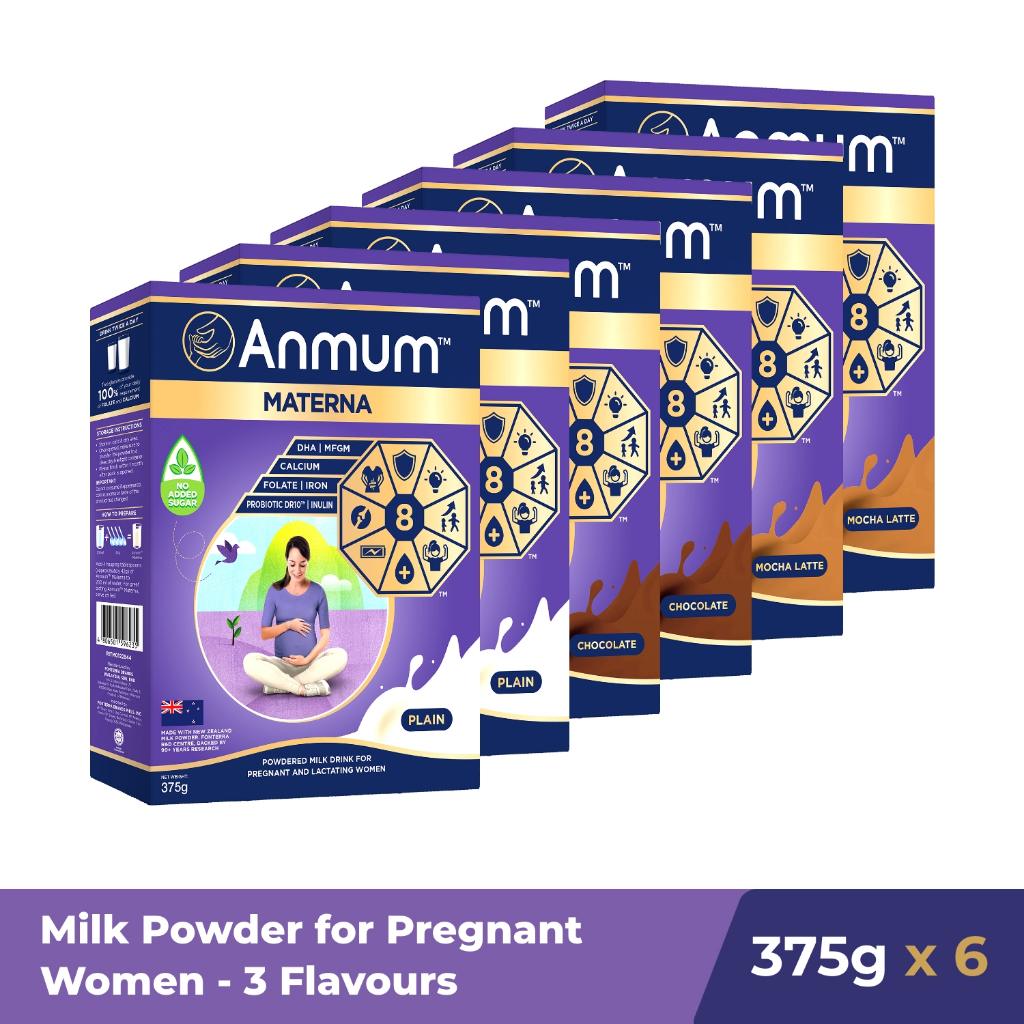 Anmum Materna Pregnancy Milk Powder Variety Pack 375G x6 | Shopee ...