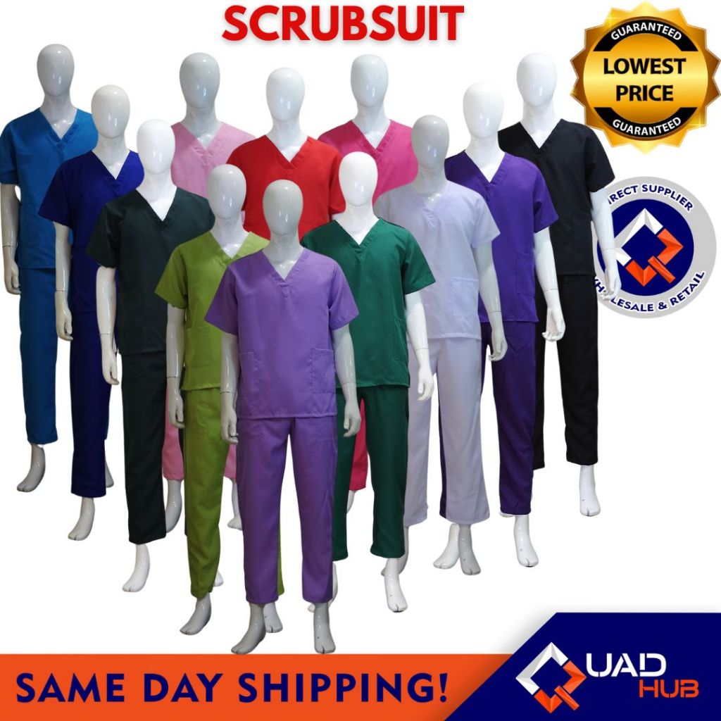 Scrub Suit MEN HIGH QUALITY PLAIN - Color Palette 1 - KATRINA FABRIC ...