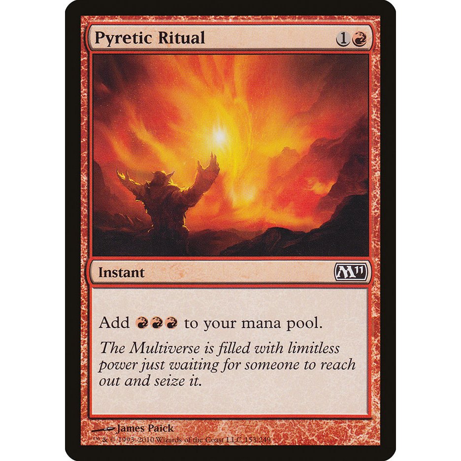 Pyretic Ritual - Magic 2011 (M11) card | Shopee Philippines