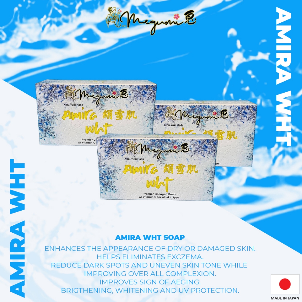 megumi AMIRA WHITENING SOAP / Whitening / Vitamin C / Collagen ...