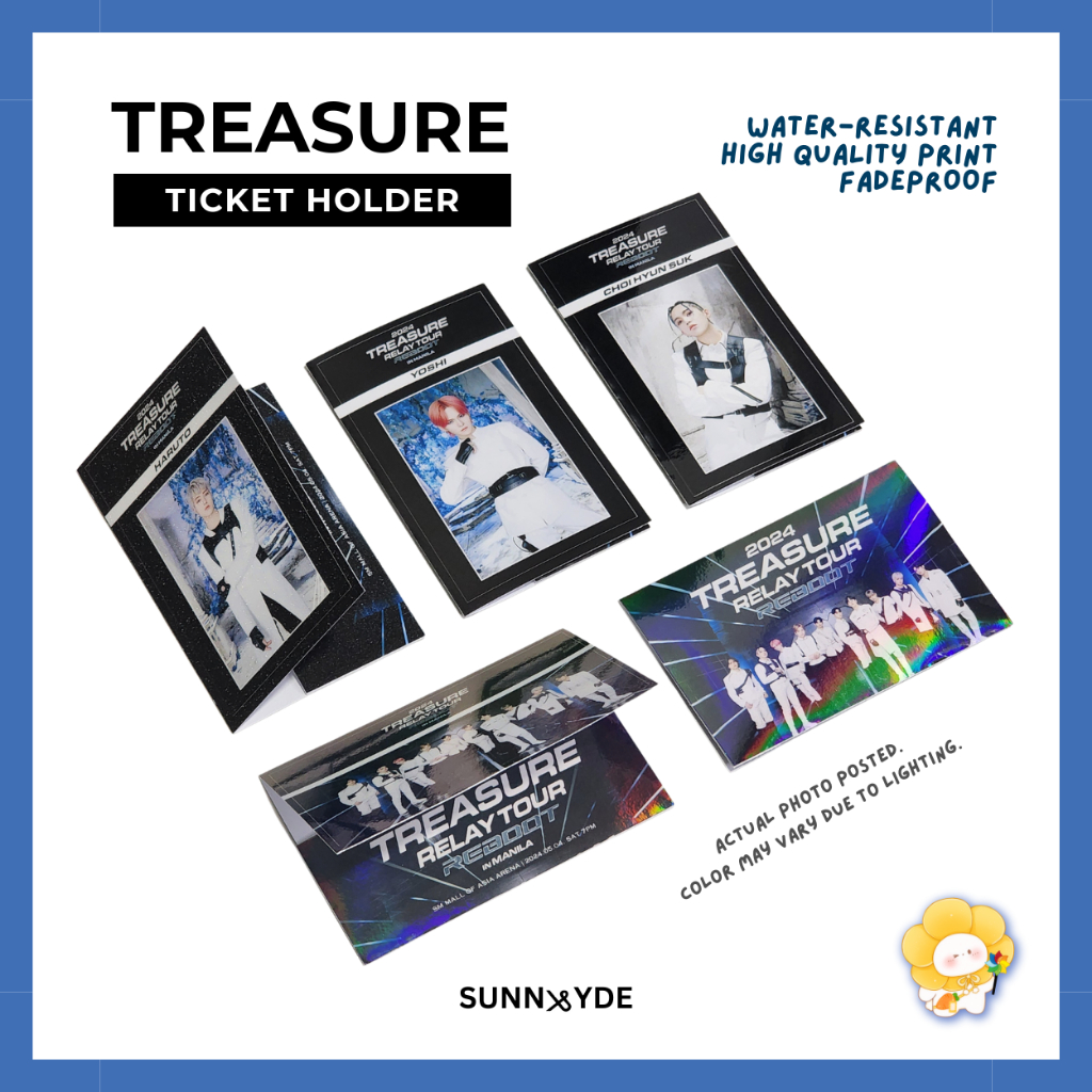 2024 Treasure Relay Tour REBOOT in MANILA Ticket Holder Envelope ...